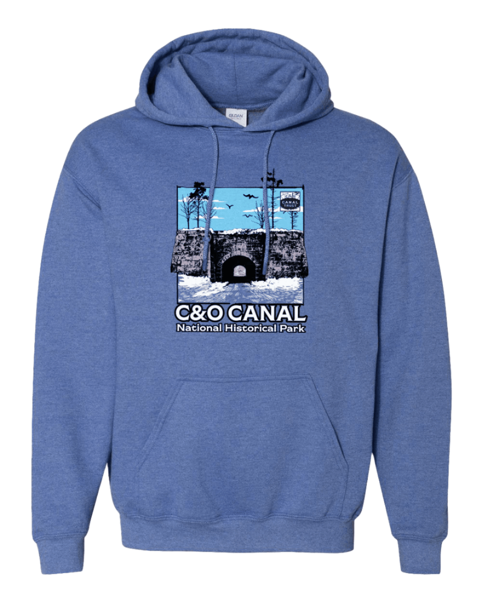 C&O Canal National Historical Park Winter Hoodie (Heather Deep Royal ...