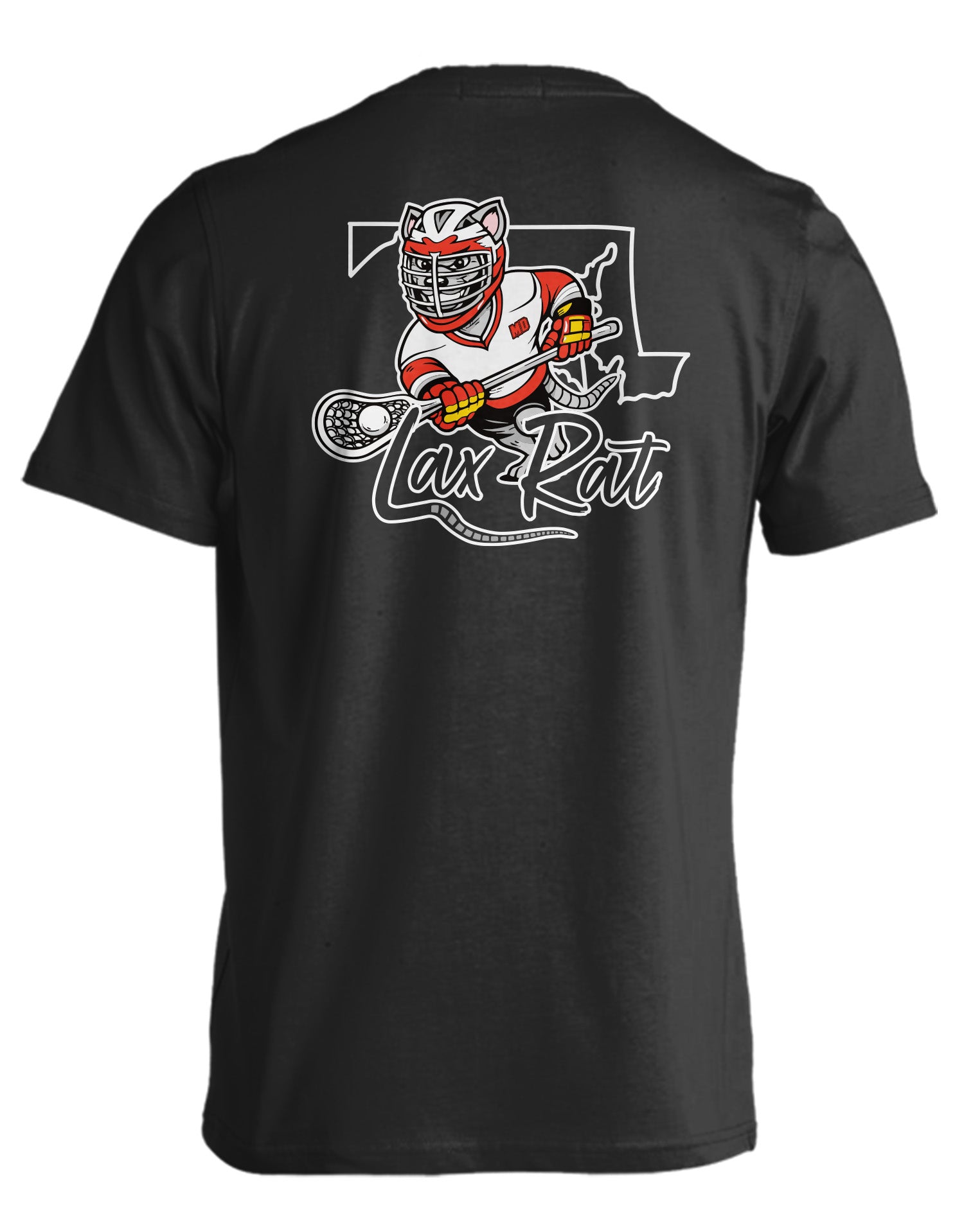 Maryland Lax Rat (Black) / T-Shirt
