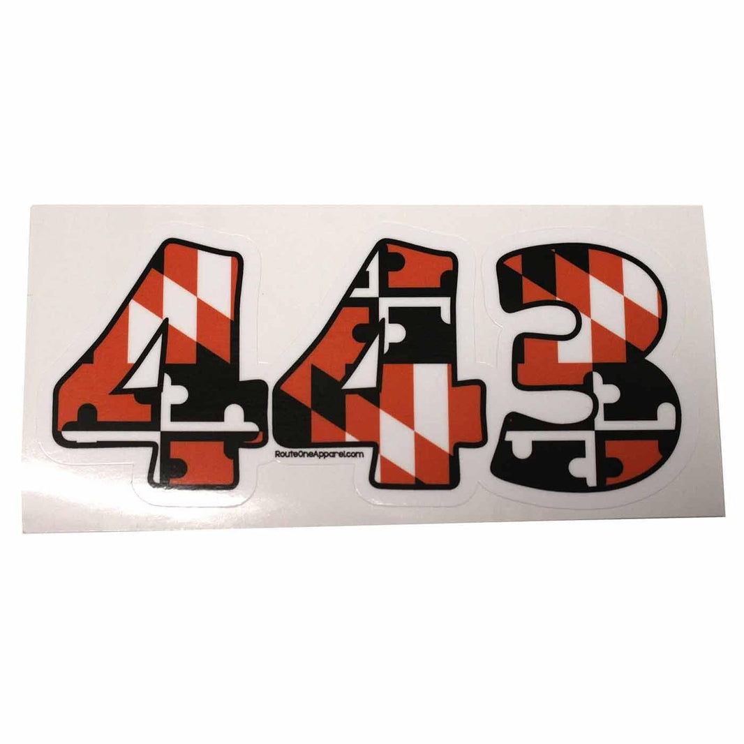 Home Sweet Home Maryland Flag Sticker