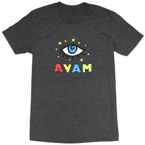 AVAM Full Color Eye Logo Charcoal Shirt
