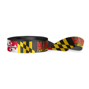UMD Athletic Logo w/ Maryland Flag / Ribbon