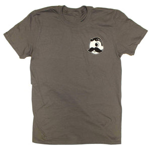 Natty Boh Can Crab Charcoal Ladies V-Neck Shirt