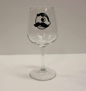 Natty Boh Logo Wine Glass